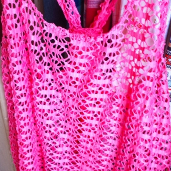 No Name | Tops | Hot Pink Beach Cover Up | Poshmark
